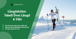 Längdskidor, Längd & Vikt Tabell: Hur Du Väljer Rätt Längdskidor ...